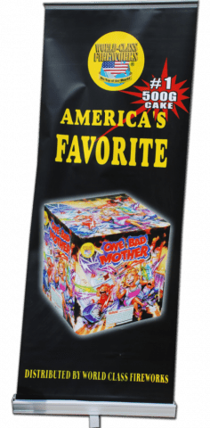 One Bad Mother Pop Up Sign - Wholesale Fireworks
